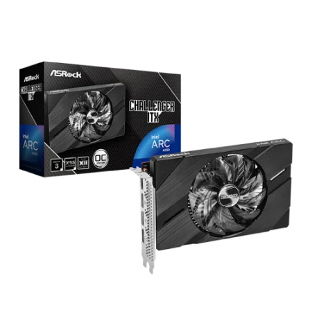 ASRock Intel Arc A380 Challenger ITX 6GB OC Graphics Card