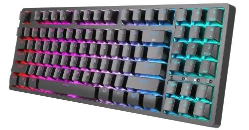 Royal Kludge RK92 Tri Mode RGB 92 Keys Hotswappable Mechanical Brown ...